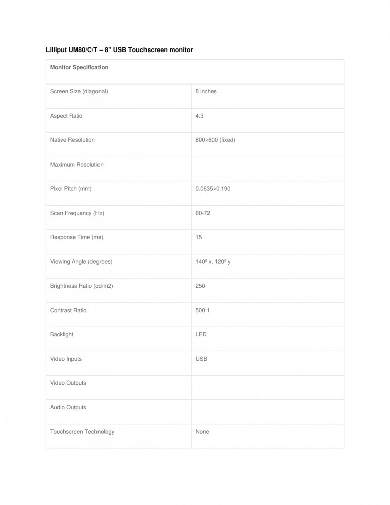 UM-80/C/T document image, page 1