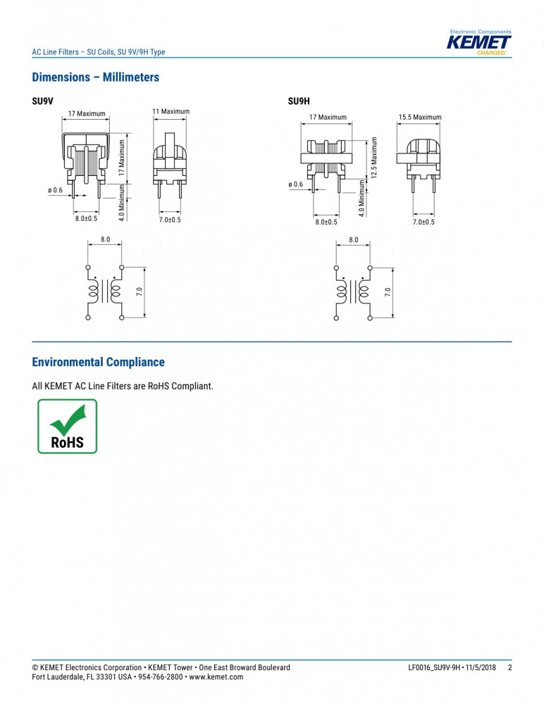 SU9 series technical document page 2