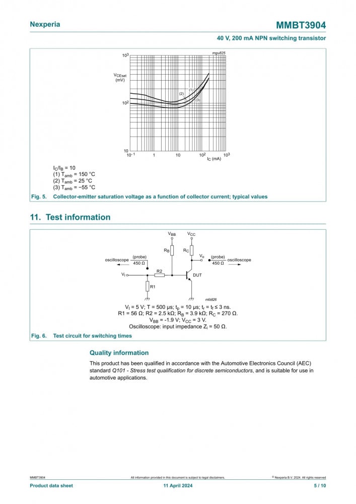 MMBT3904,215 datasheet page 5