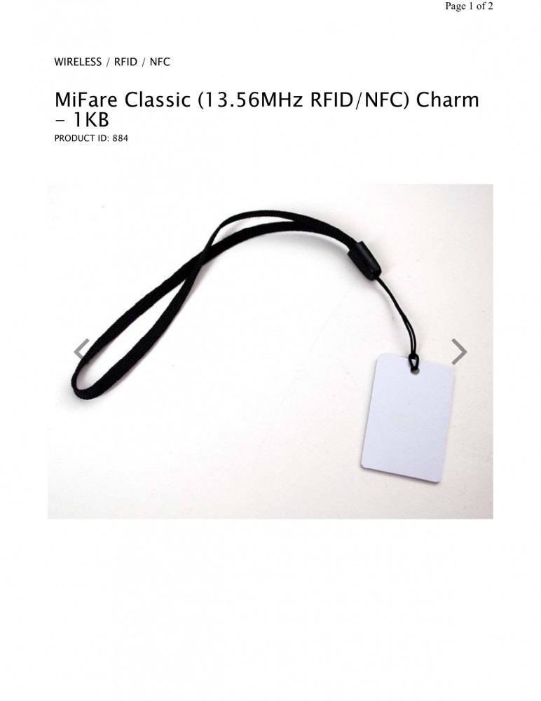 Adafruit product documentation page 1