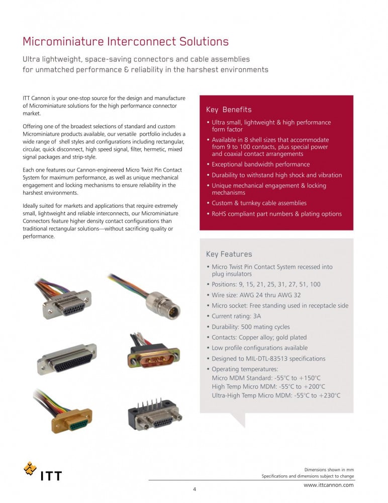 ITT CANNON document page 4