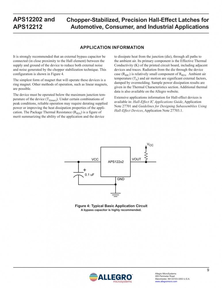 APS12202LLHALT datasheet page 9