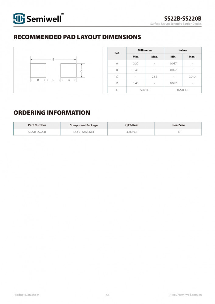 SS215B datasheet page 4