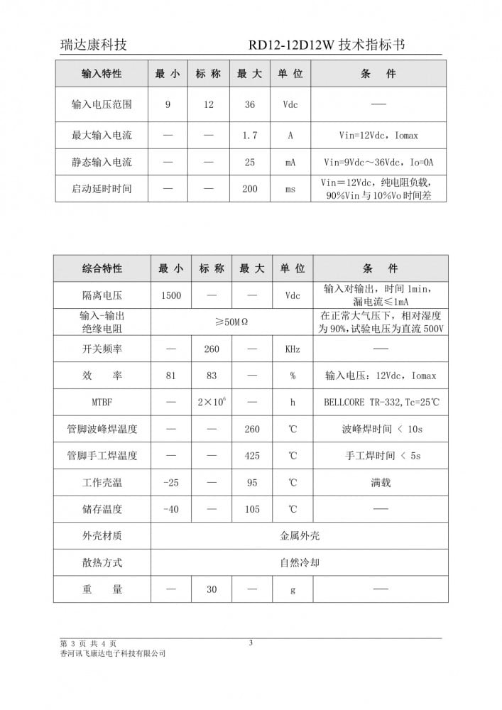 RD12-12D12W datasheet page 3