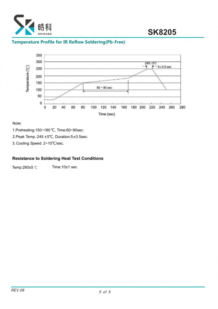 SK8205 datasheet page 5