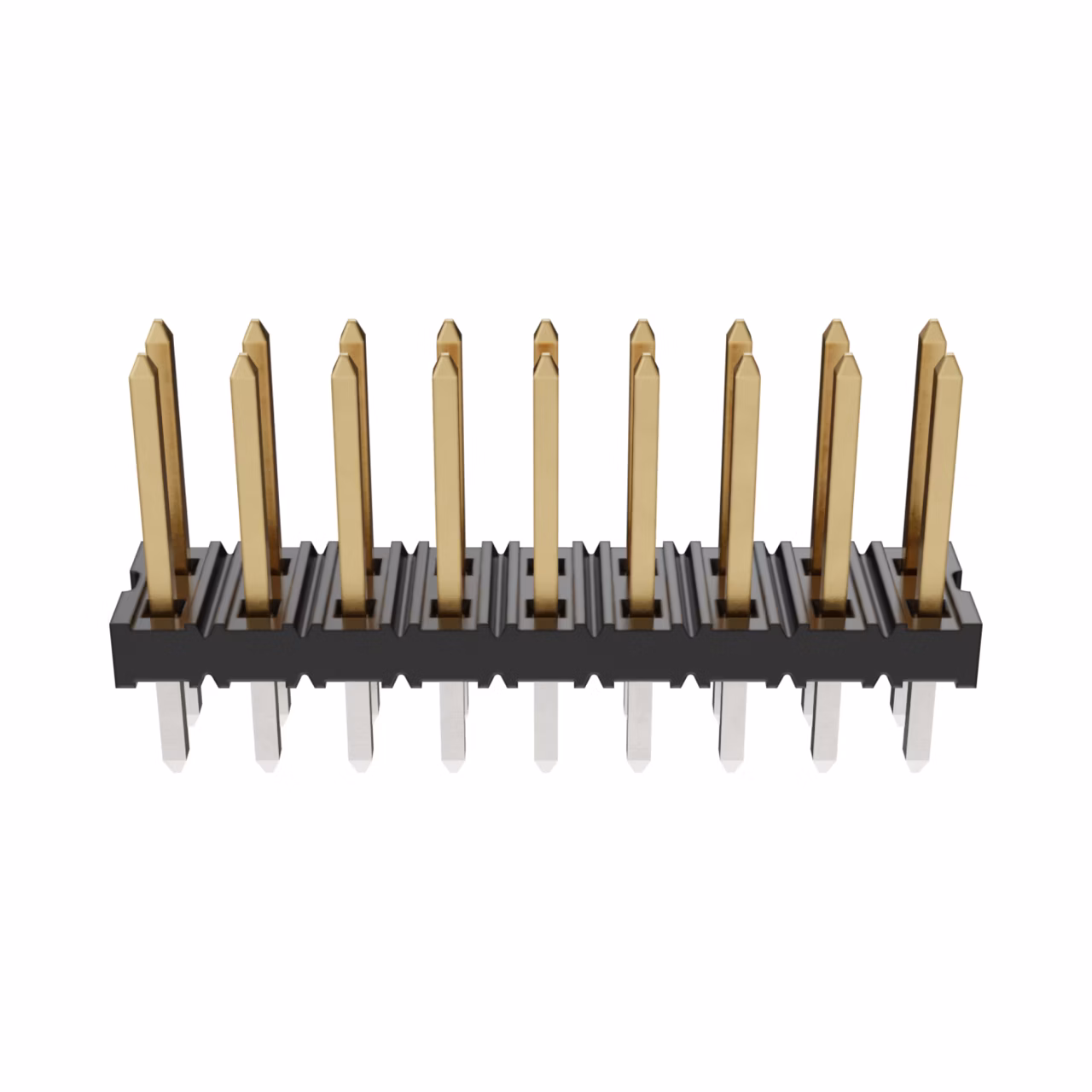 2.00mm Pitch Milli-Grid Header, Vertical, Through Hole, 18 Circuits, 0.38µm Gold (Au) Plating, Mating Pin Length 4.00mm, Tail Length 2.60mm, Tray, Lead-Free for sale