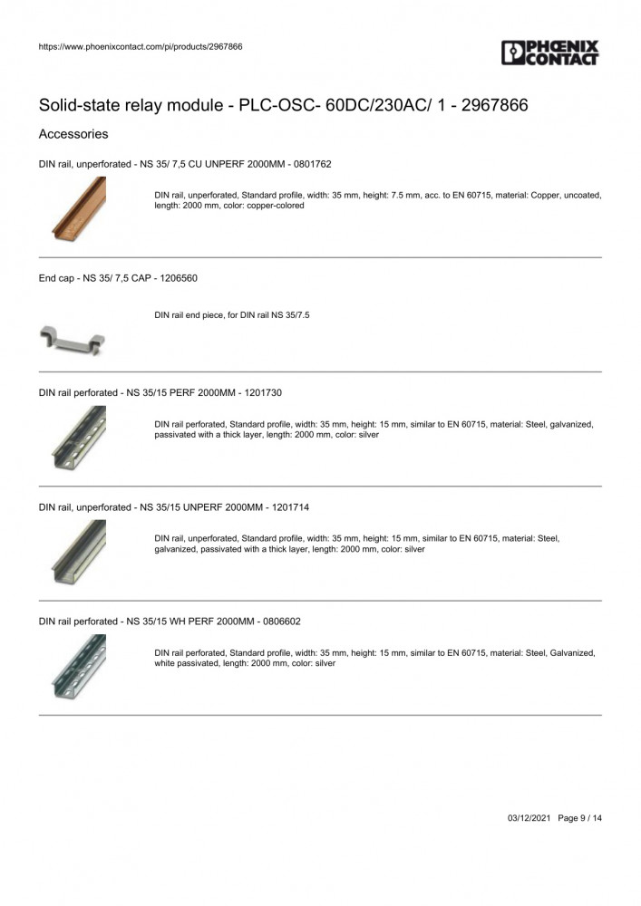 Phoenix Contact 2967866 technical document page 9