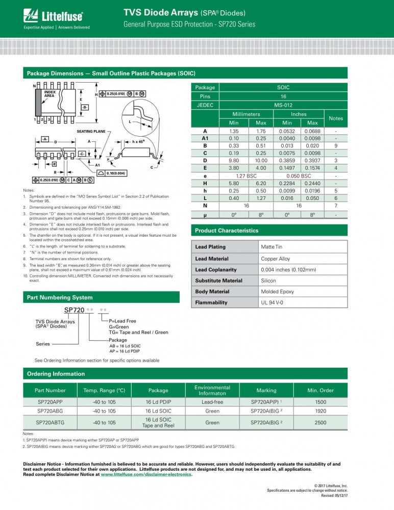 SP720APP datasheet page 6
