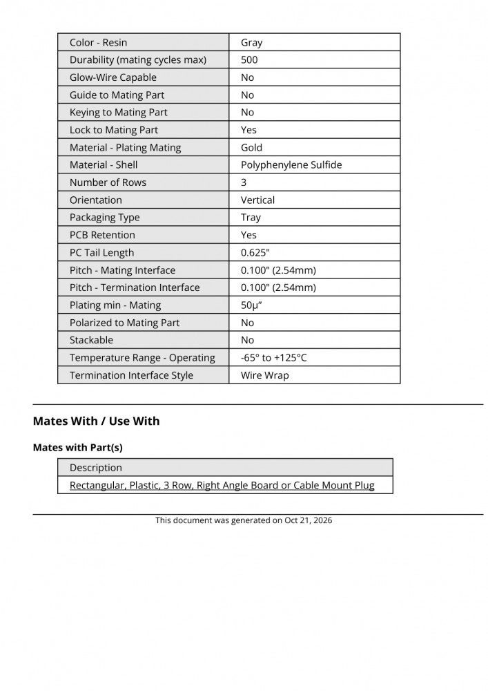 WG160SAW40JTA technical document image, page 2