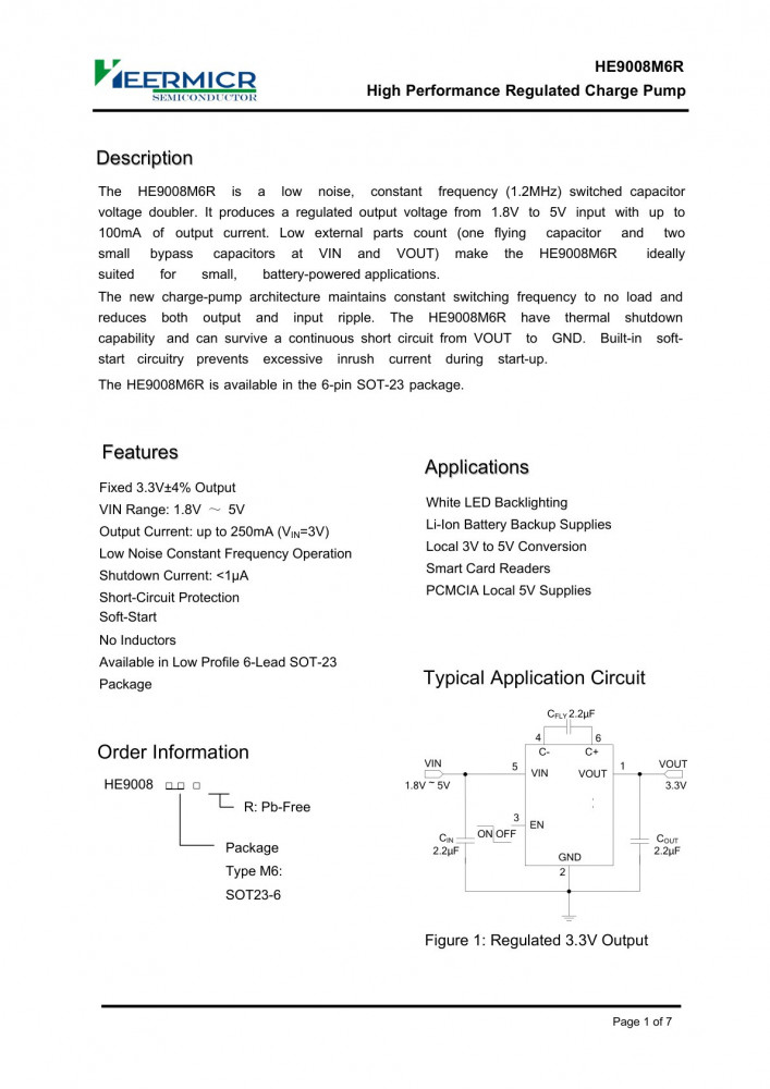 HE9008M6R datasheet page 1