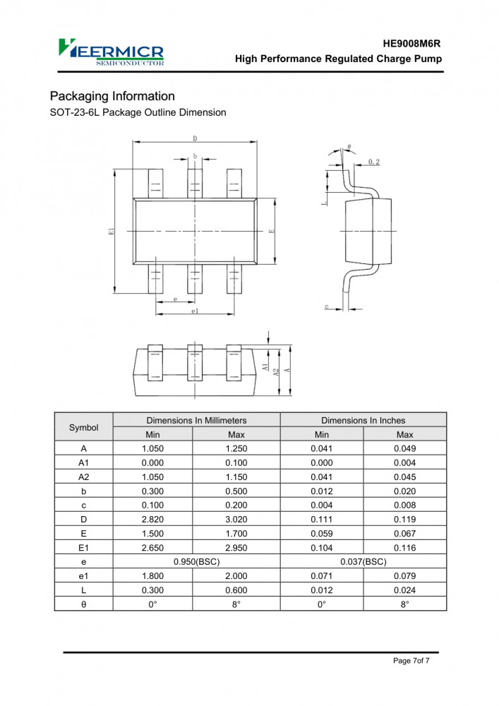 HE9008M6R datasheet page 7