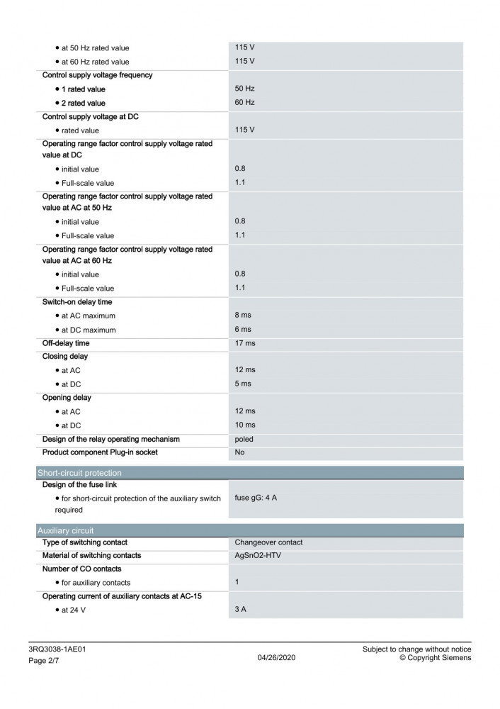 3RQ30381AE01 datasheet page 2