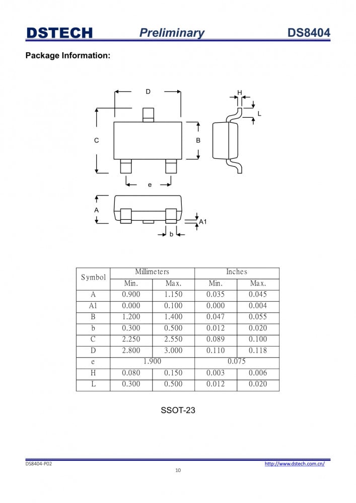 DS8404 datasheet page 10