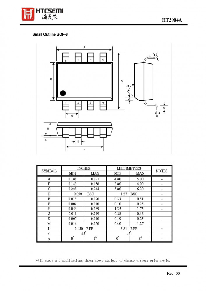 HT2904ARZ datasheet page 6