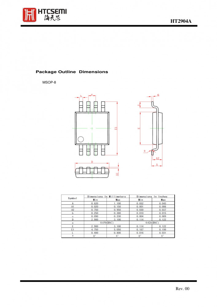 HT2904ARZ datasheet page 7