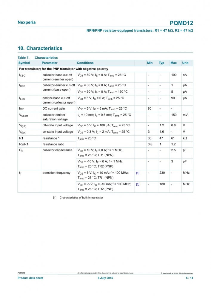 PQMD12Z datasheet page 5