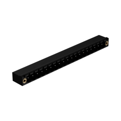 5.00mm Pitch Eurostyle Right-Angle PCB Header, with Threaded Retention Inserts, 19 Circuits for sale