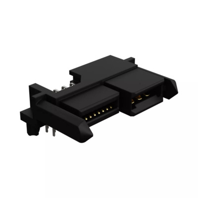 EXTreme LPHPower Receptacle Header, Right-Angle, 2 Power Contacts, 16 Signal Contacts, Select Gold (Au) Plating, for 3.18mm Thick PC Board, with Guide Posts and Press-fit Plastic Pegs for sale