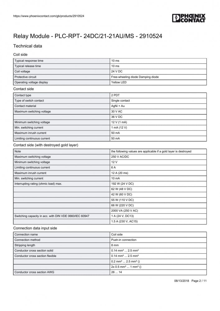 2910524 technical document page 2