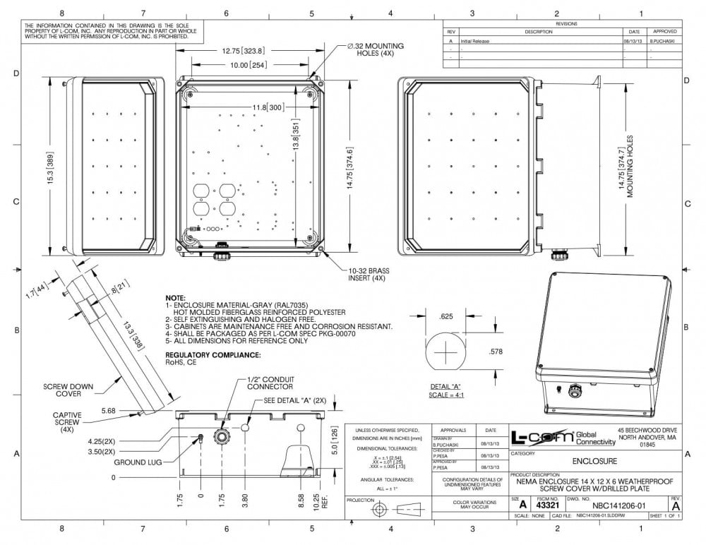 L-com NBC141206-01 technical document page