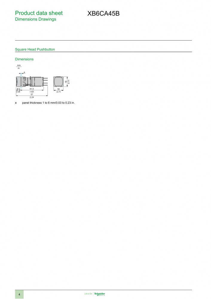 XB6CA45B document page 4