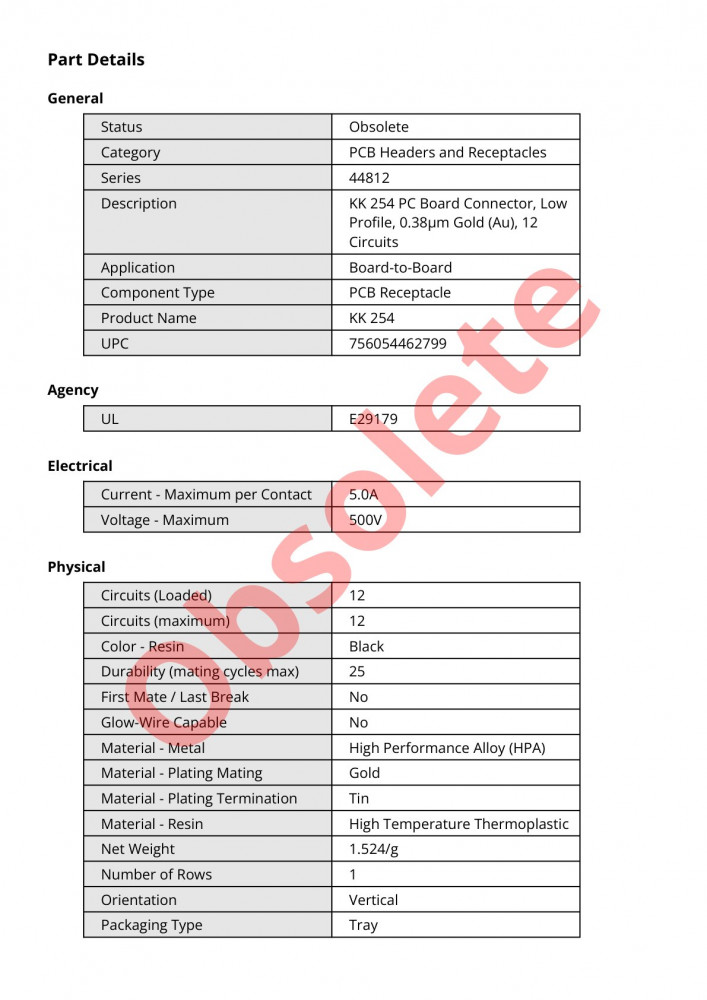 MOLEX 448120030 technical document page 2