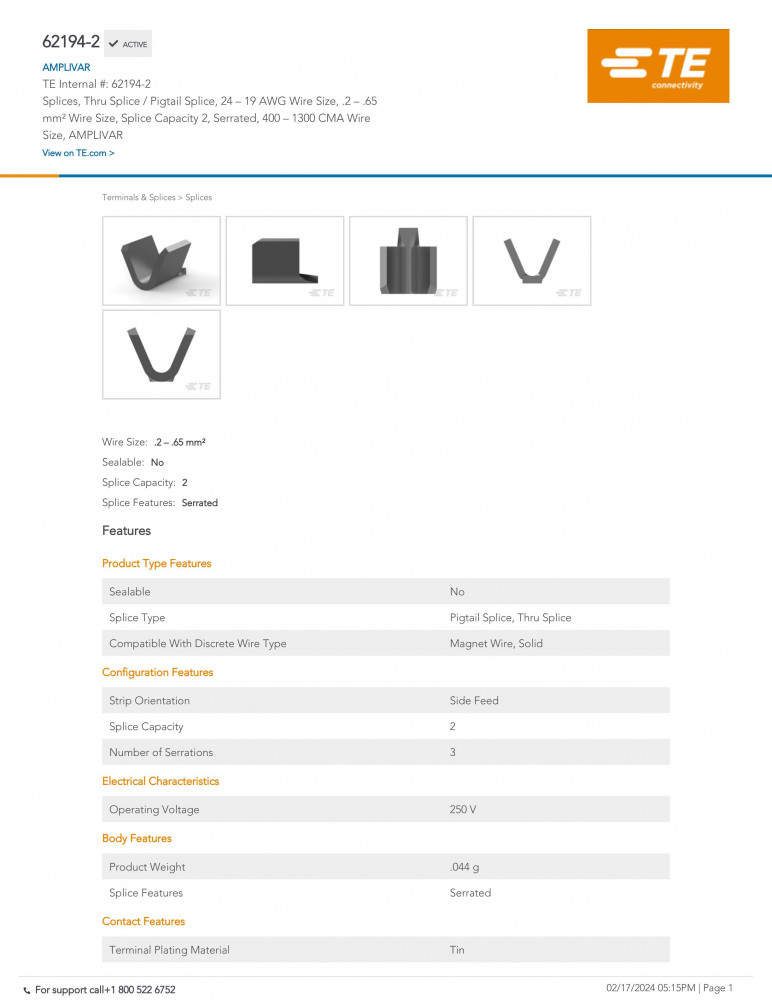 62194-2 technical document page 1