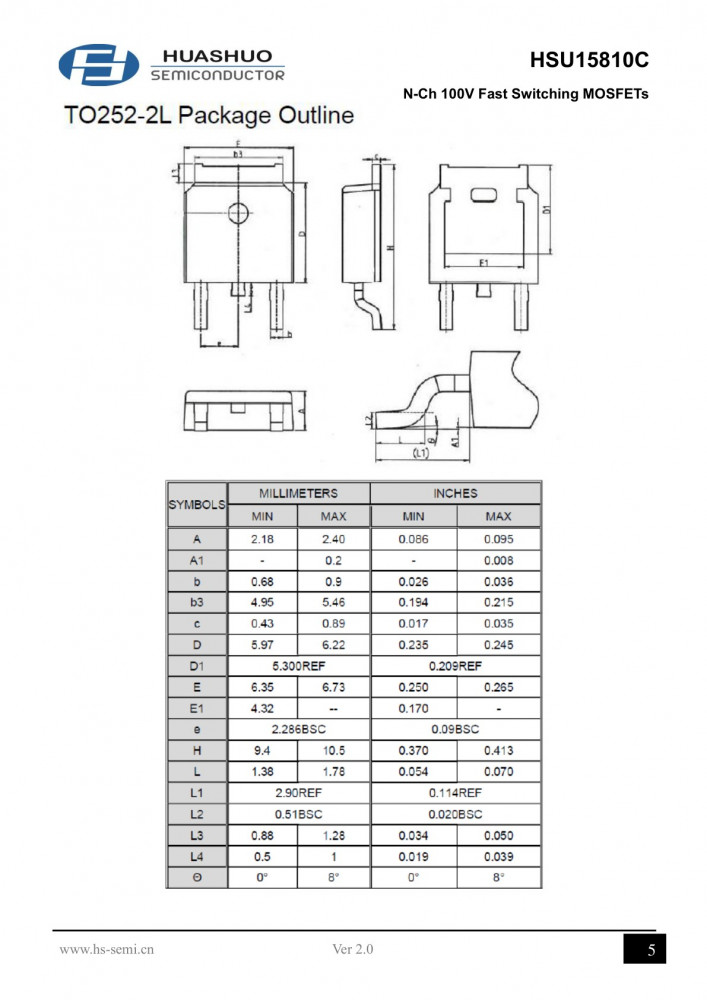 HSU15810C datasheet page 5
