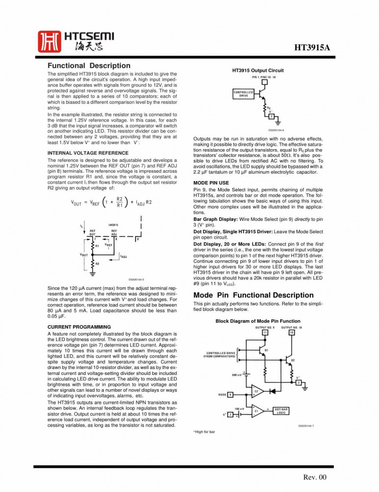 HT3915ANZ datasheet page 7