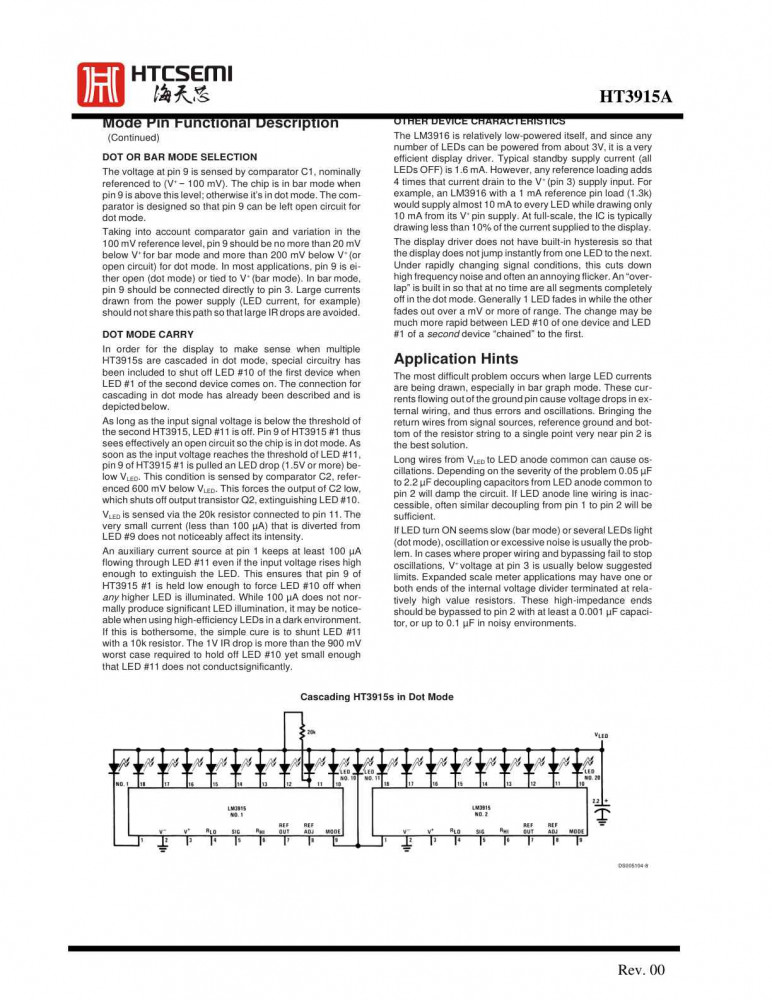 HT3915ANZ datasheet page 8