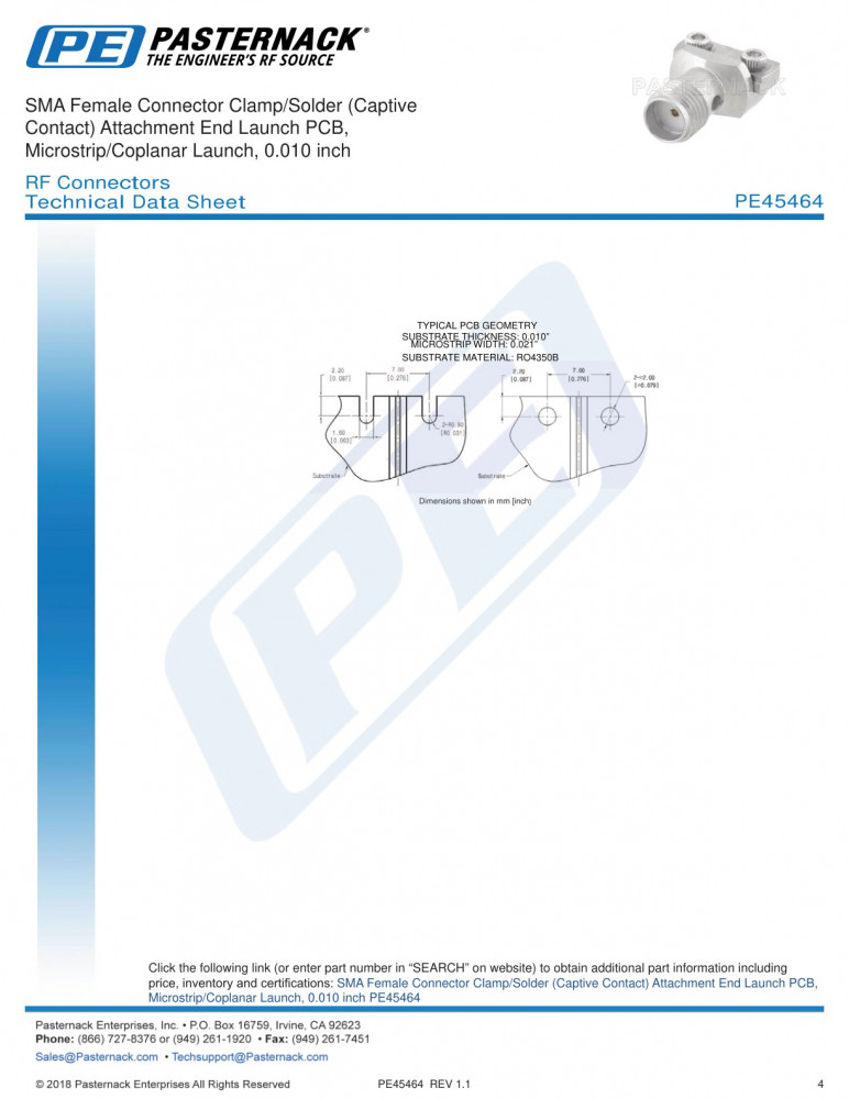 PE45464 datasheet page 4