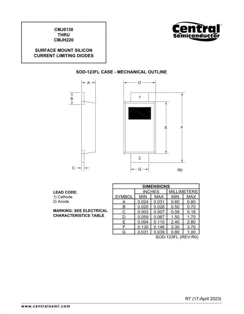 CMJ0300 technical document page 2