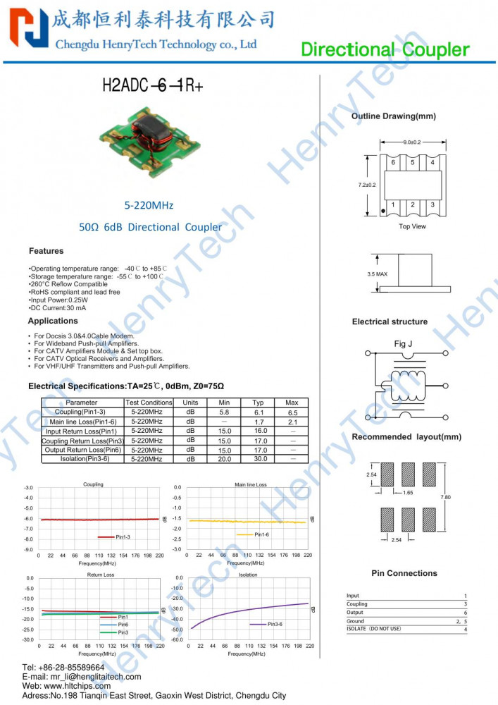 H2ADC-6-1R+ technical document