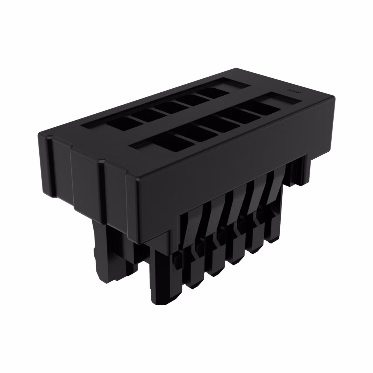 Zero-Hachi Receptacle Housing, 0.80mm Pitch, Dual Row, Friction Lock, 10 Circuits, Black for sale