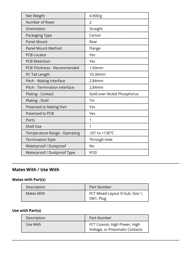 MOLEX 1731071282 technical drawing preview, page 3