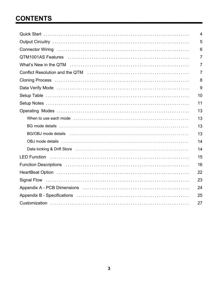 QTM1001AS technical document page 3