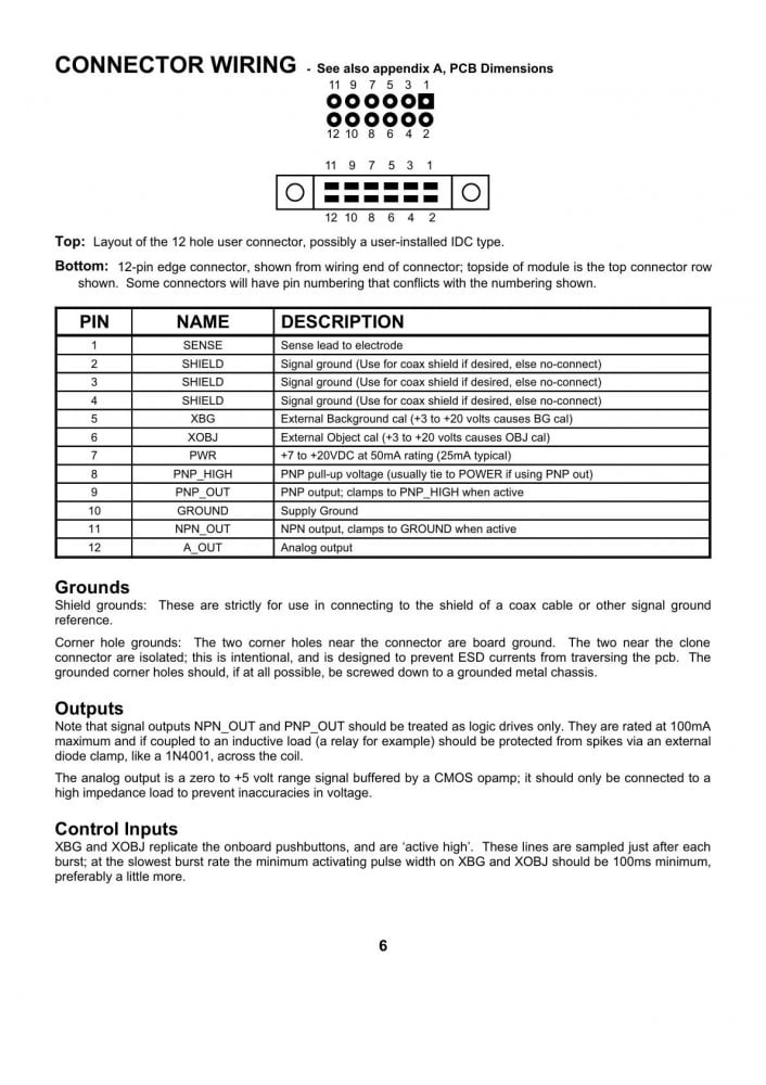 QTM1001AS technical document page 6