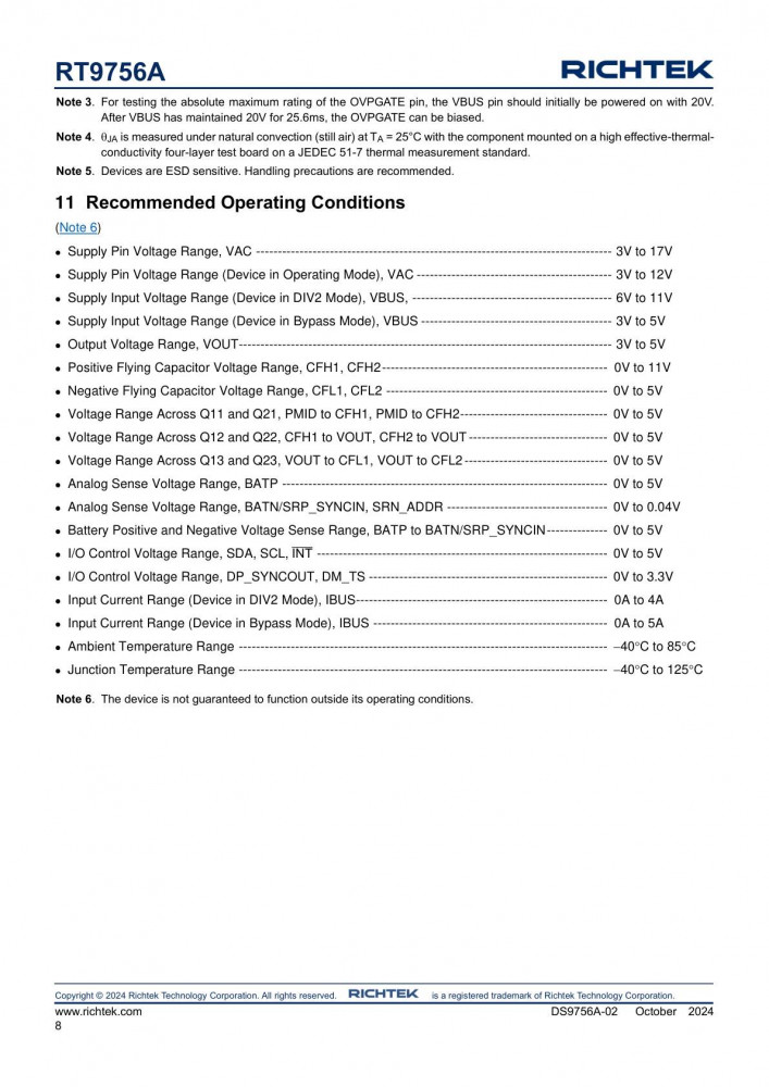 RT9756A datasheet page 8