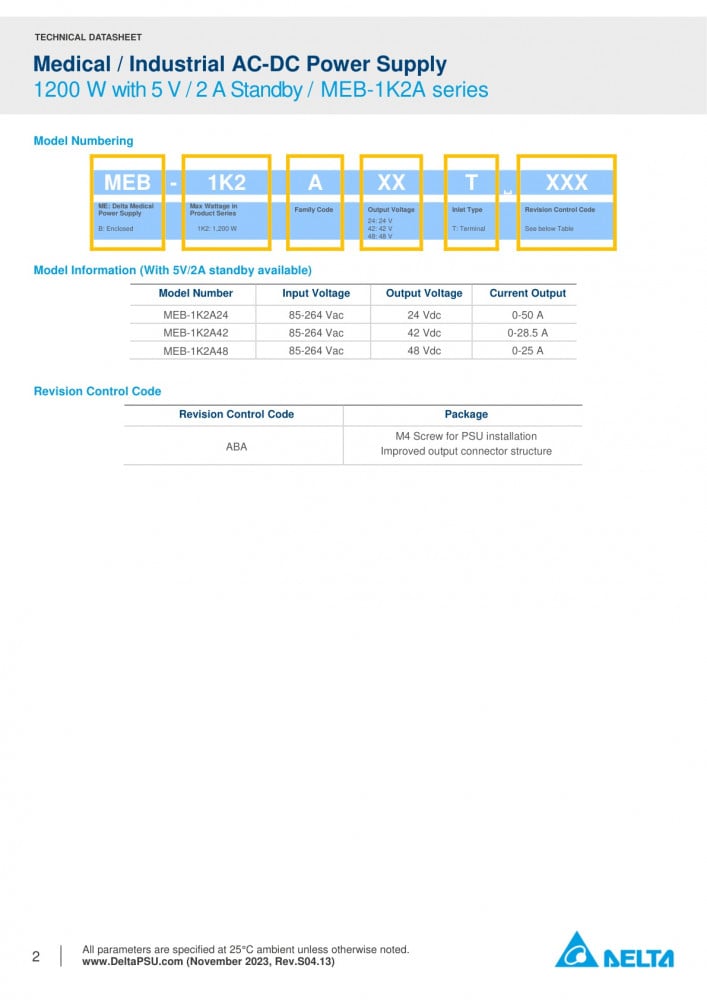MEB-1K2A24T AAA datasheet page 2