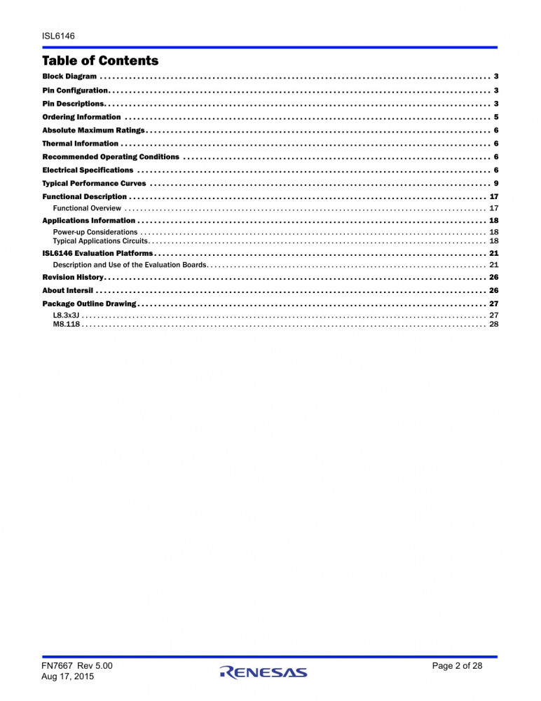 ISL6146 datasheet page 2