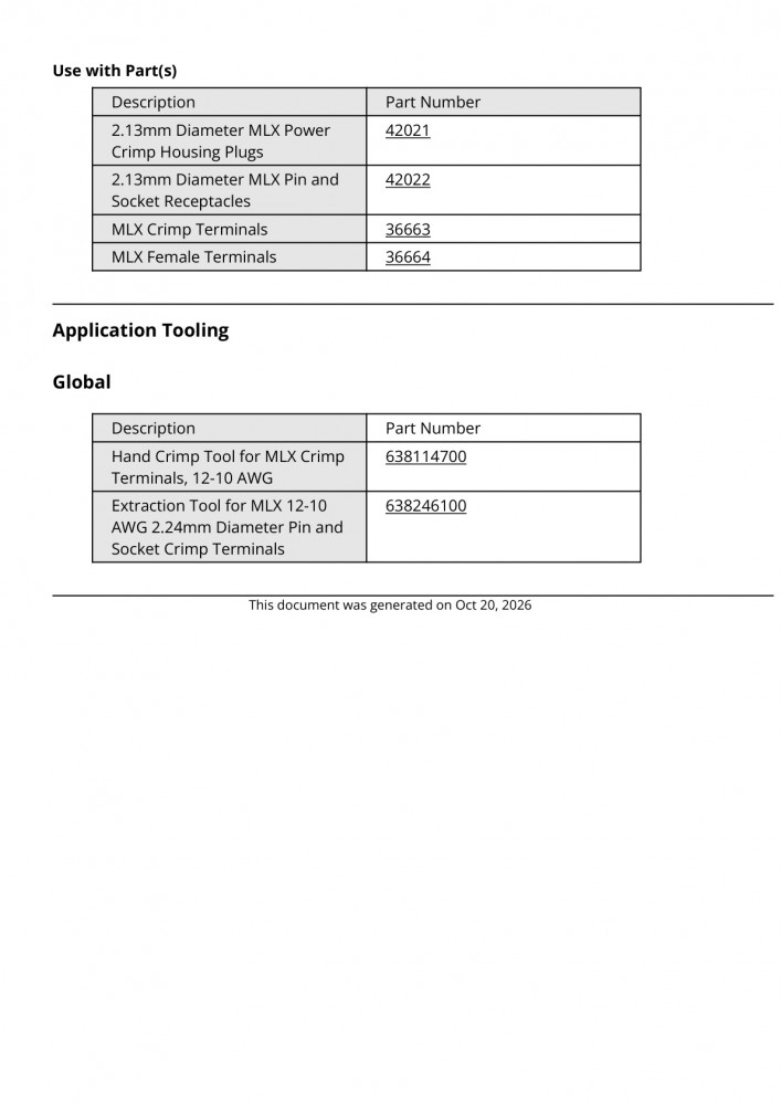 MOLEX 366640002 technical document image 3