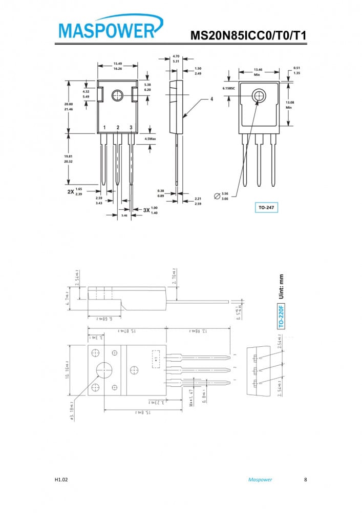 MS20N85ICC0 datasheet page 8
