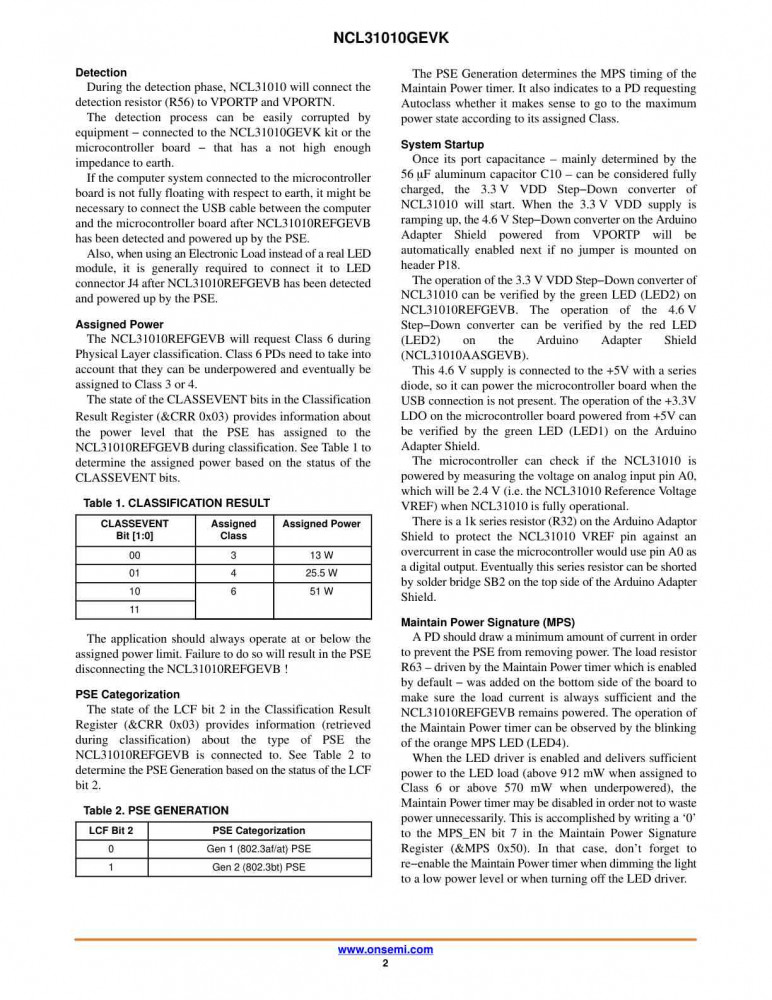 NCL31010GEVK manual page 2