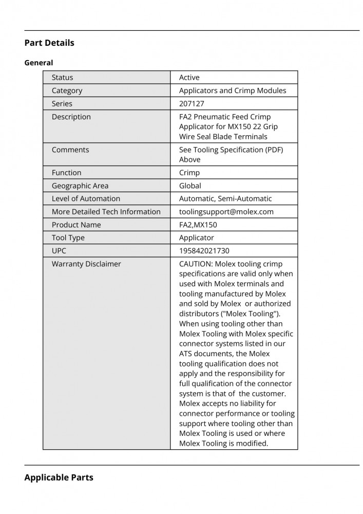 Tooling document preview, page image 2