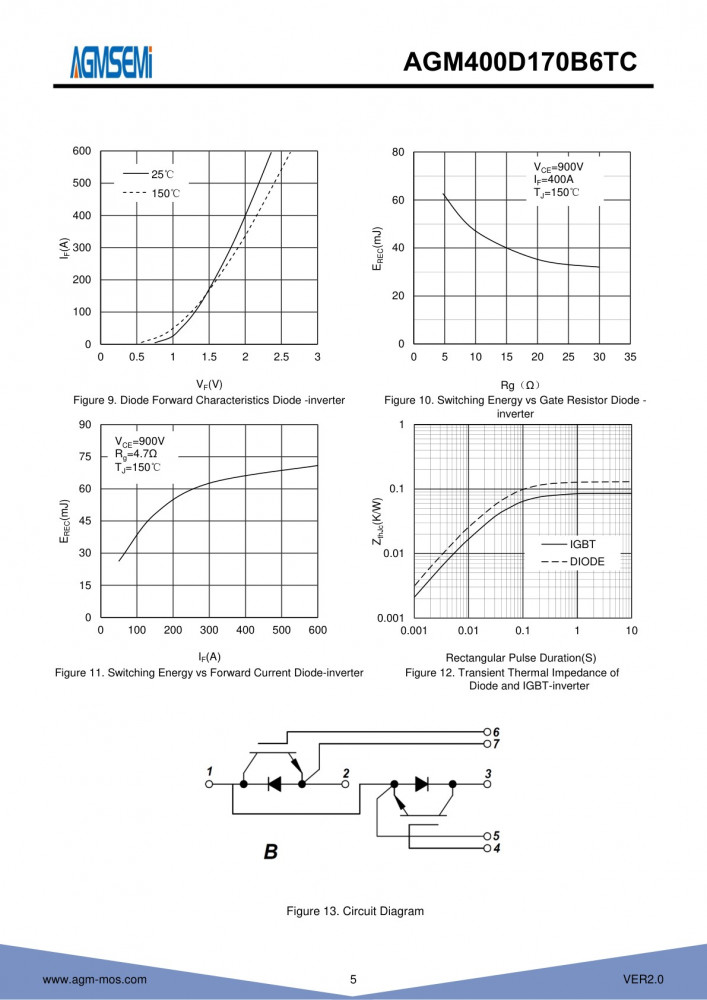 AGM400D170B6TC datasheet page 5
