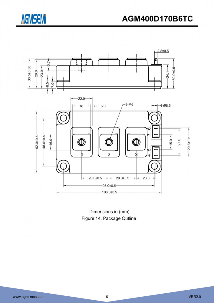 AGM400D170B6TC datasheet page 6
