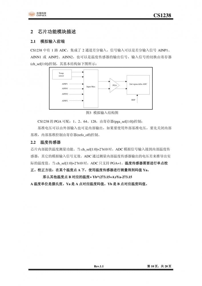 CS1238 datasheet page 10