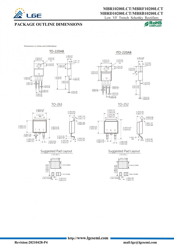 MBRF10200LCT datasheet page 4