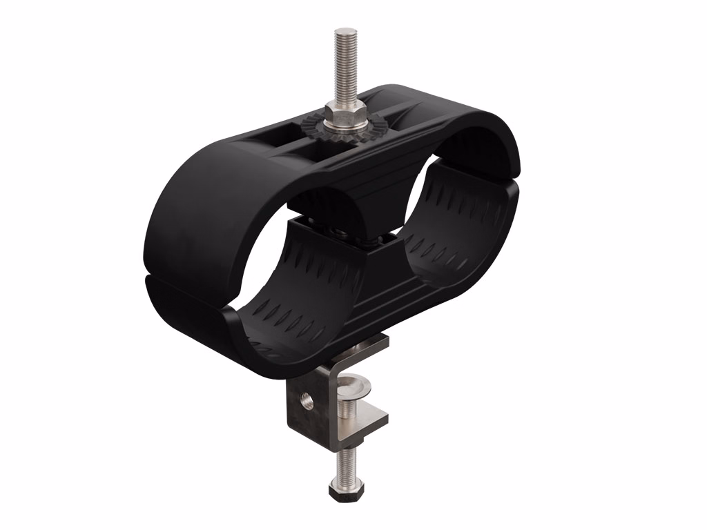Dual Side, 1-Hole, Feeder Clamp for 2-1/4