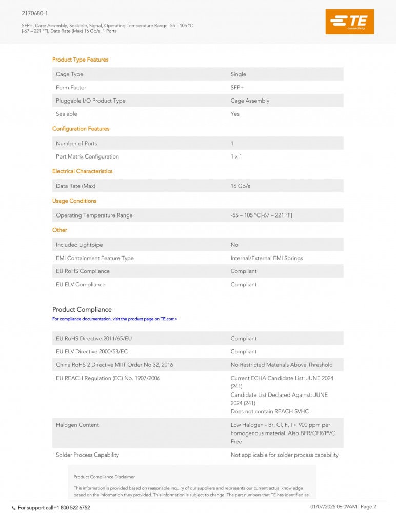 2170680-1 technical document page 2